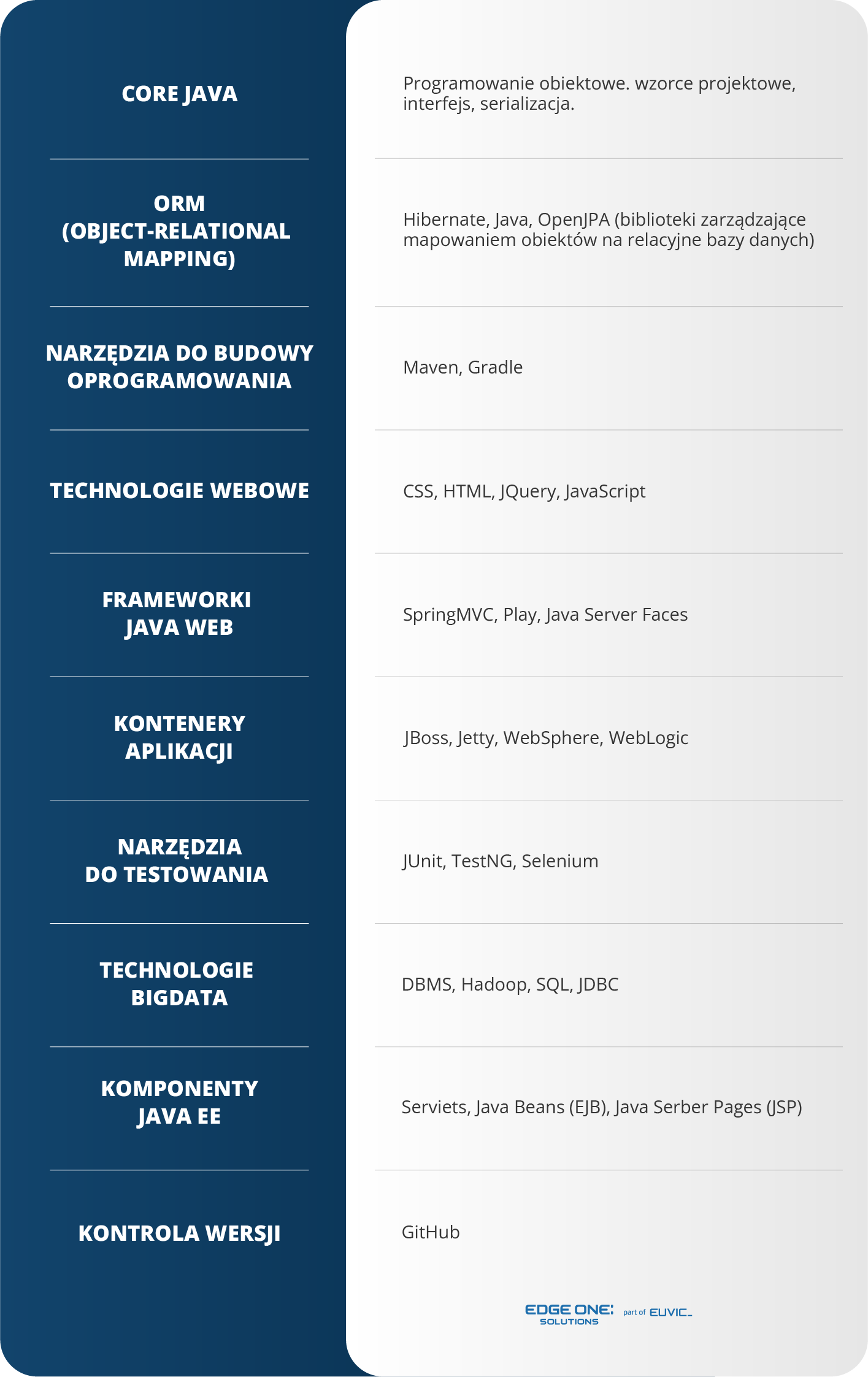 Czym zajmuje się Java Developer? Co powinien umieć? - Edge1S